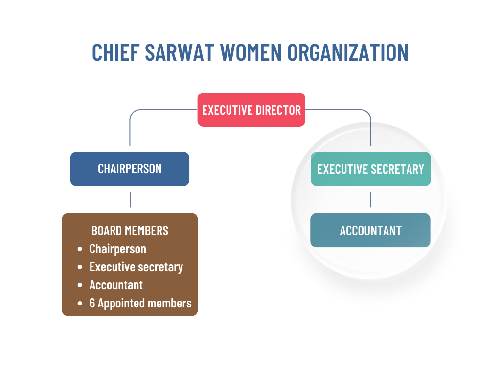 Organization Structure - CHIEF SARWAT WOMEN ORGANIZATION